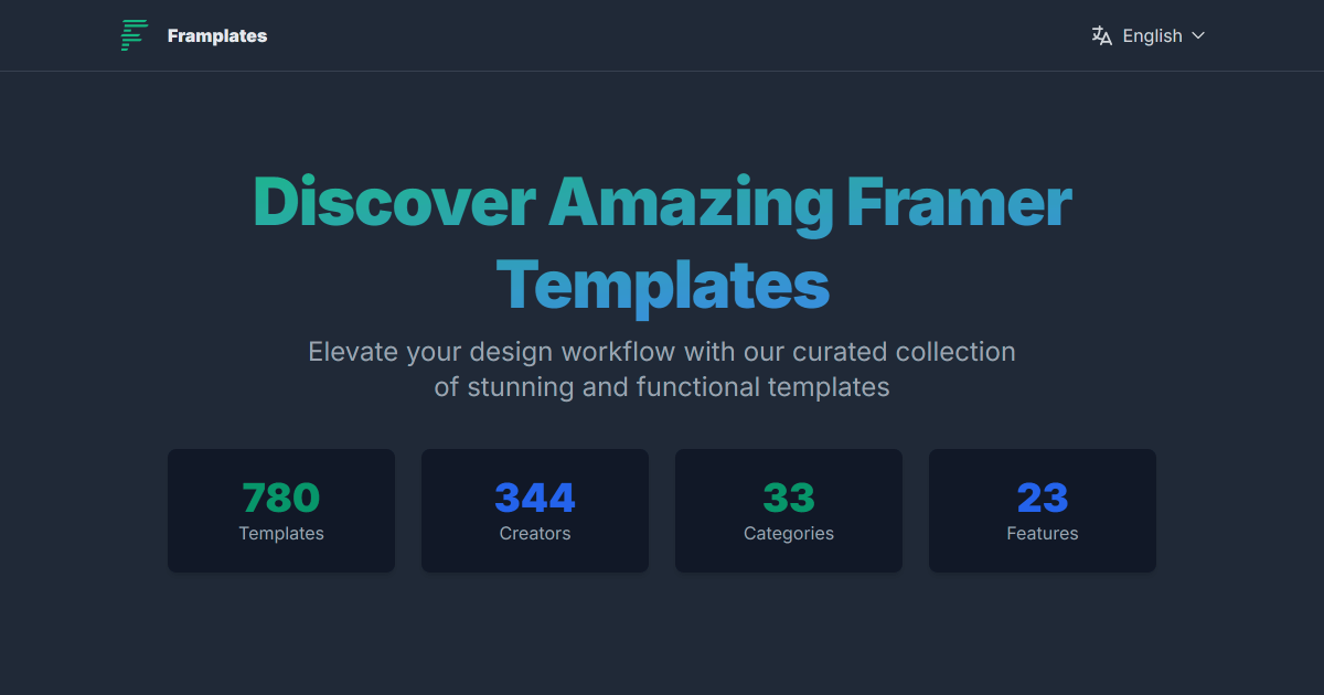 Templates by Christian Rodriguez - Framplates | Framer Templates